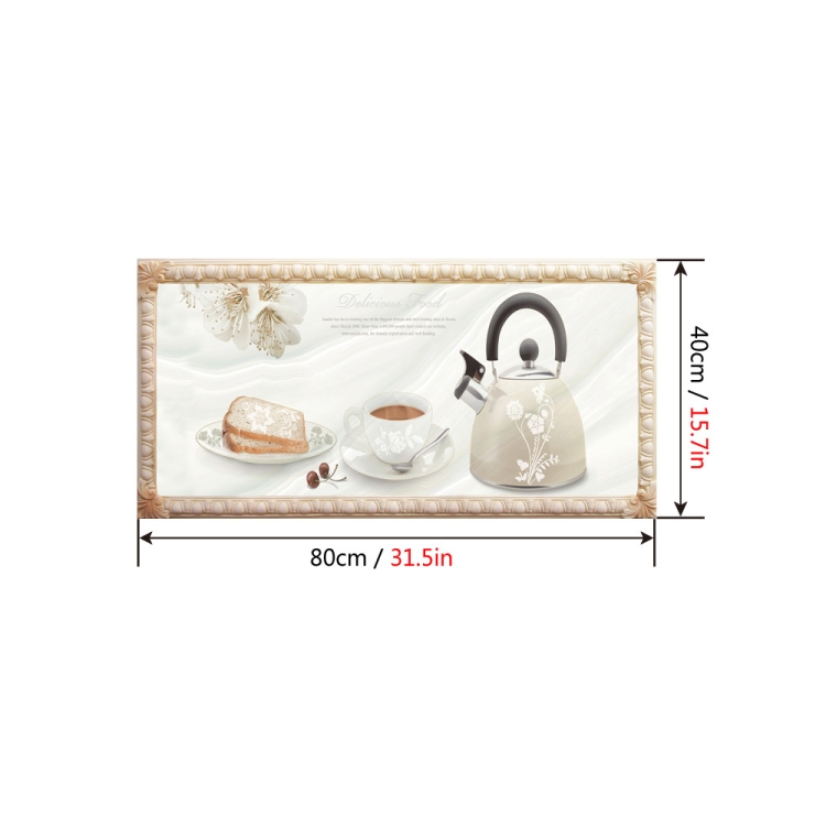 자기 접착 내열성 유화 스티커 가정용 주방 스토브 타일 벽 스티커 사양 Lz 004 40x80cm