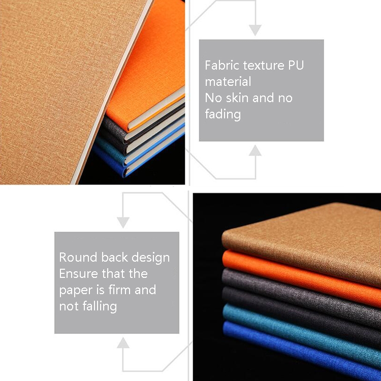 สมุดโน๊ตสำหรับธุรกิจ 2 ชิ้น PU Notepad Student Diary Book ...