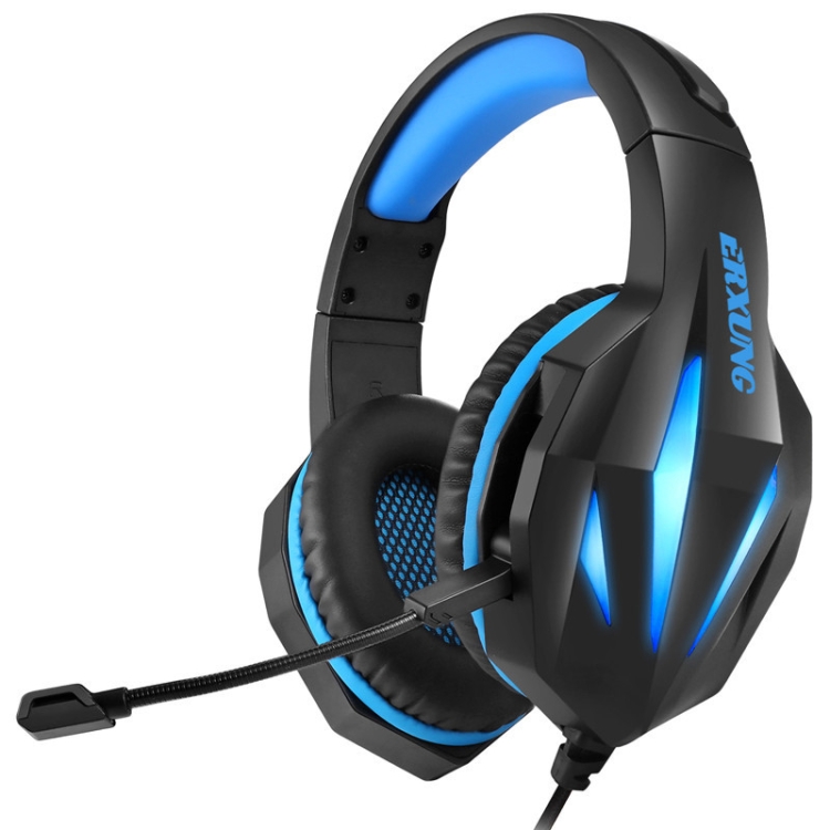 ERXUNG J5 Head-Mounted Gaming Headset Wire-Controlled Desktop Computer ...