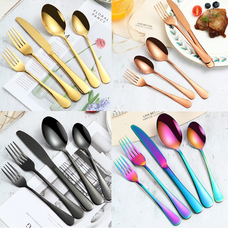 20 in 1 Stainless Steel Cutlery Steak Cutlery Set, Specification: True ...