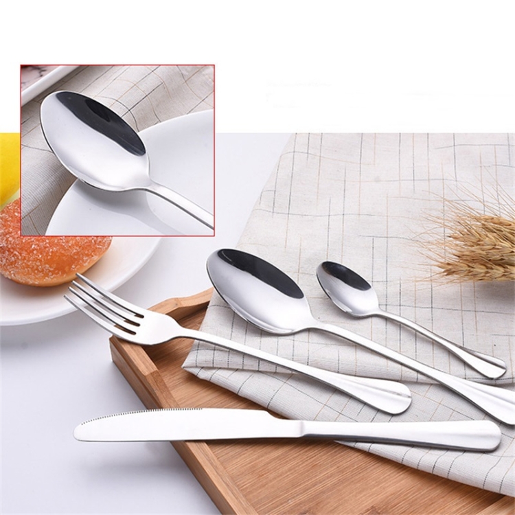 20 in 1 Stainless Steel Cutlery Steak Cutlery Set, Specification: Black