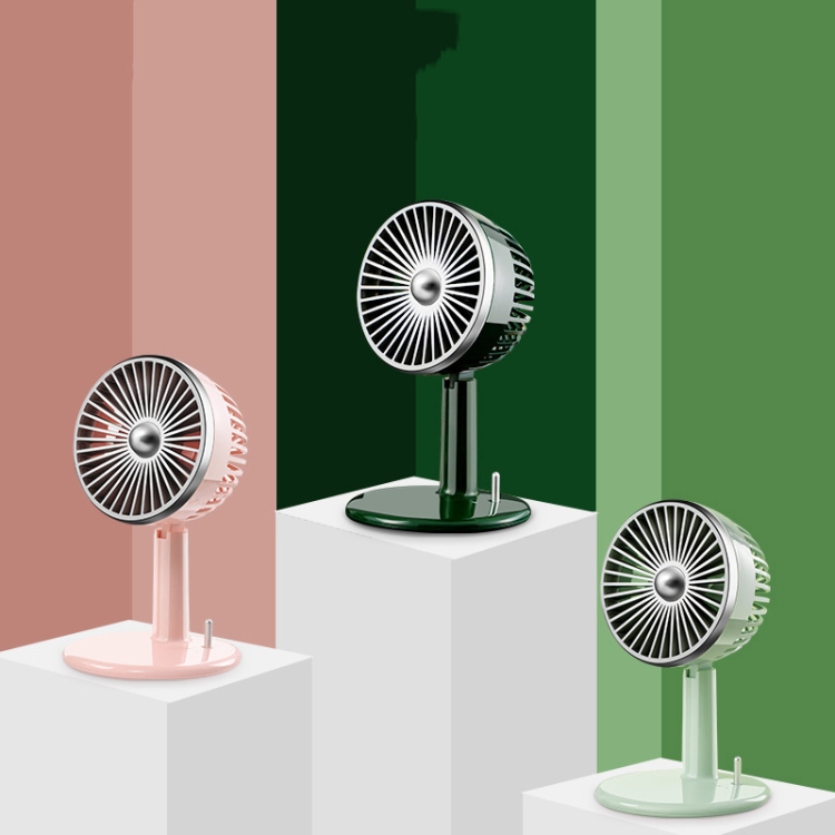 YJ-TS Retro Mini Fan หอพักนักศึกษา USB พัดลมตั้งโต๊ะแบบเงียบ (วินเทจสี ...