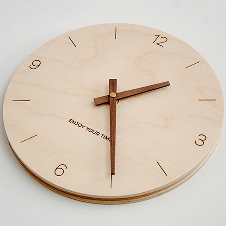 10 inch Without Printing Plate Wooden Sling Wall Clock Home Living Room ...