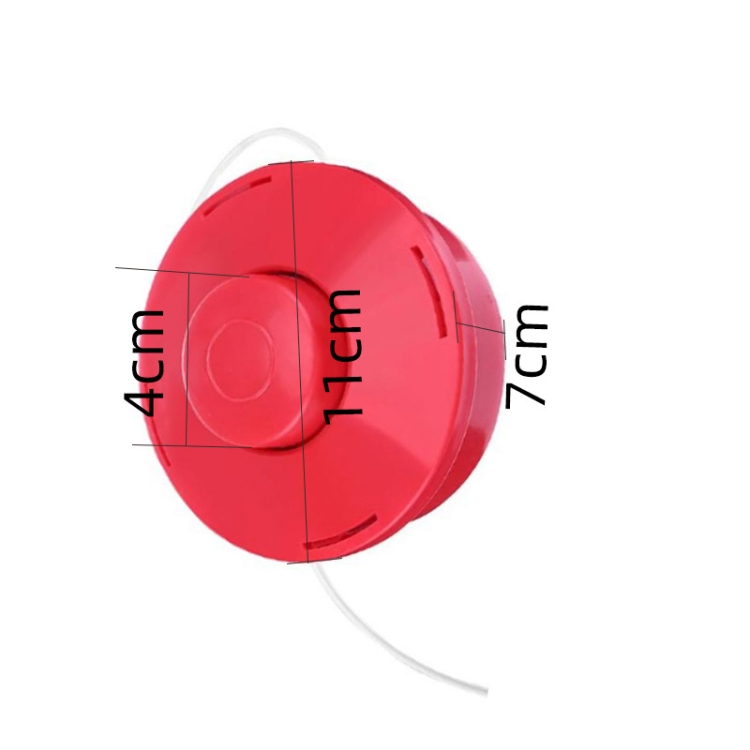 2 ชิ้นพลาสติกเครื่องตัดหญ้าเครื่องตัดหญ้าไนลอนตัดหญ้าหัว