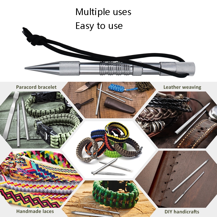 Umbrella Rope Needle Marlin Spike Bracelet DIY Weaving Tool ...