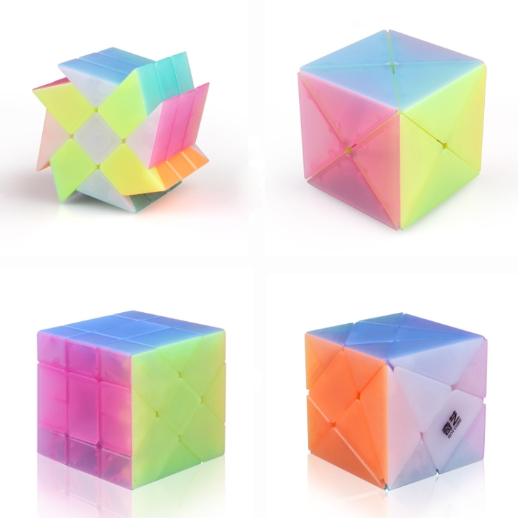 Jelly Rubik Cube Children Educational Toys, Colour: Roll Diamond