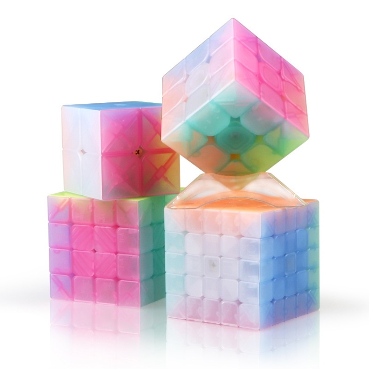 Jelly Rubik Cube Children Educational Toys, Colour: Roll Diamond