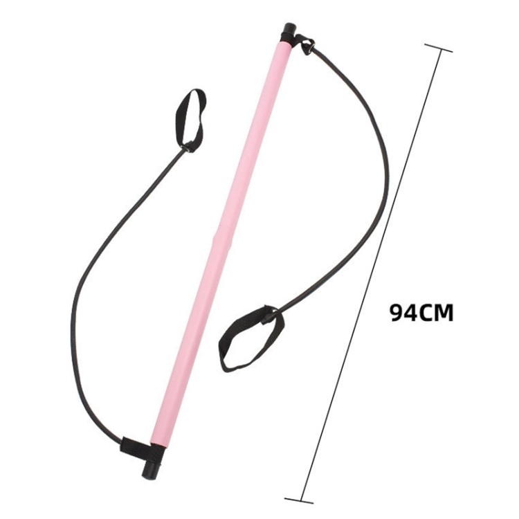 Adjustable Length Pilates Rod Yoga Rod Exercise Stretching Belt Squat ...