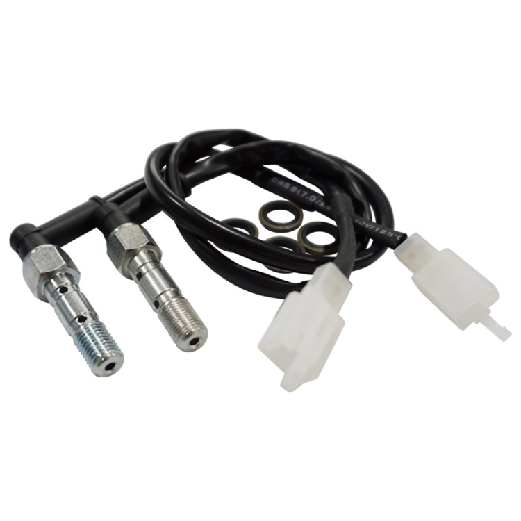 오토바이 액세서리 디스크 브레이크 패드 M10 유압 브레이크 스위치 더블 홀 유압 브레이크 스위치 사양 M10 X 100mm