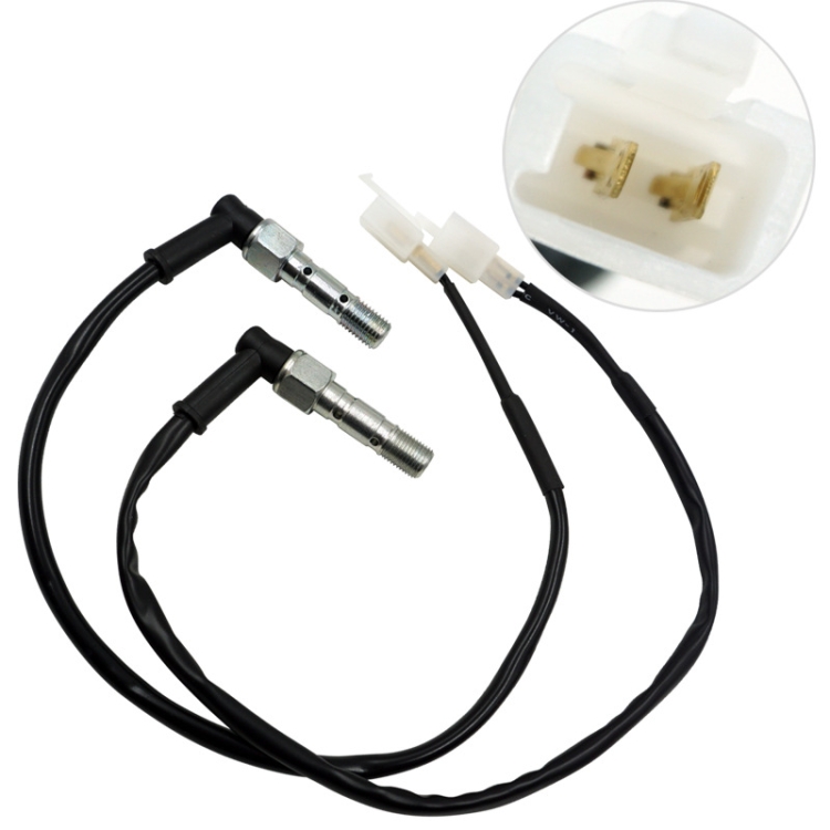 오토바이 액세서리 디스크 브레이크 패드 M10 유압 브레이크 스위치 더블 홀 유압 브레이크 스위치 사양 M10 X 100mm