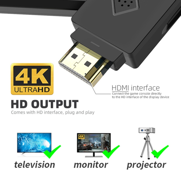 Mini Wireless Doubles HD TV Game Machine, Product color: Y3 Mini ...