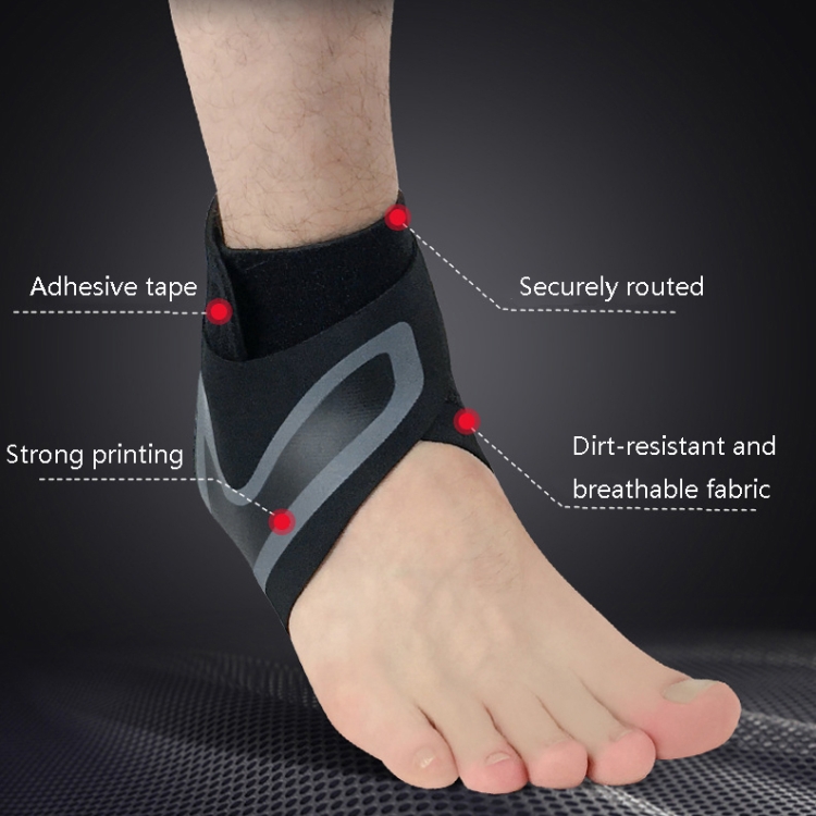 Sports Compression Anti-Sprain Ankle Guard Outdoor Basketball Football ...