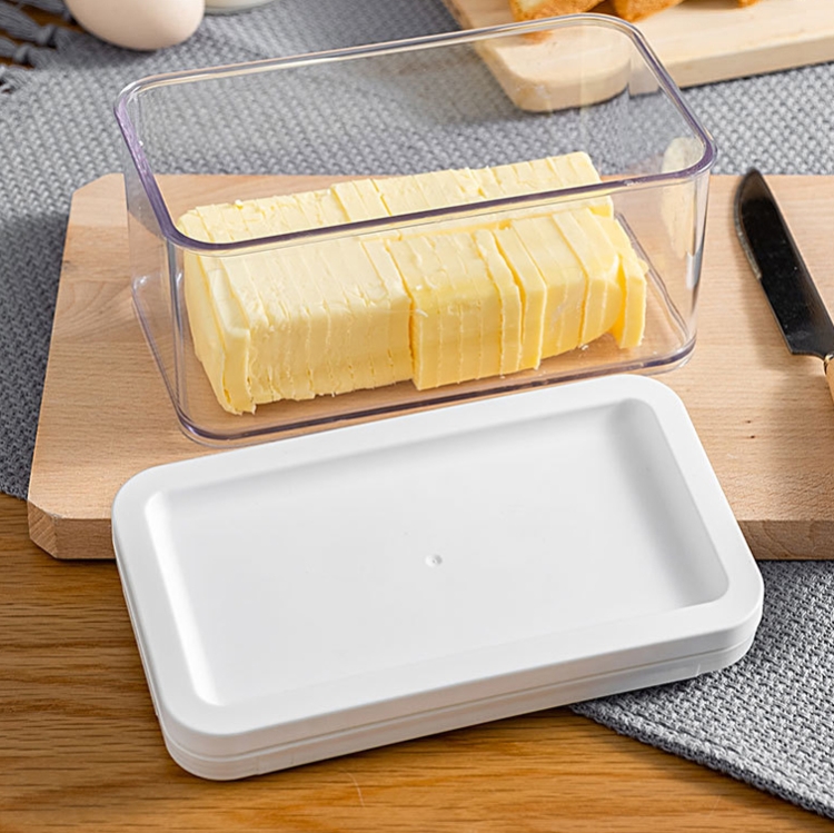 Stainless Steel Butter Cutter Kitchen Cheese Storage Crisper Butter ...
