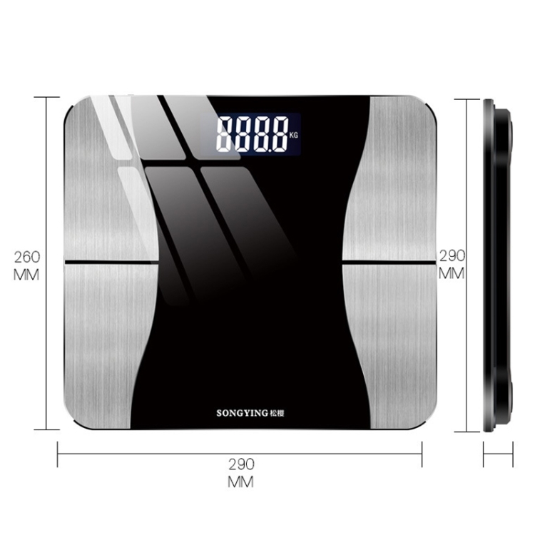 SONGYING SY06 Smart Body Fat Scale Home Body Weight Scale, Size ...