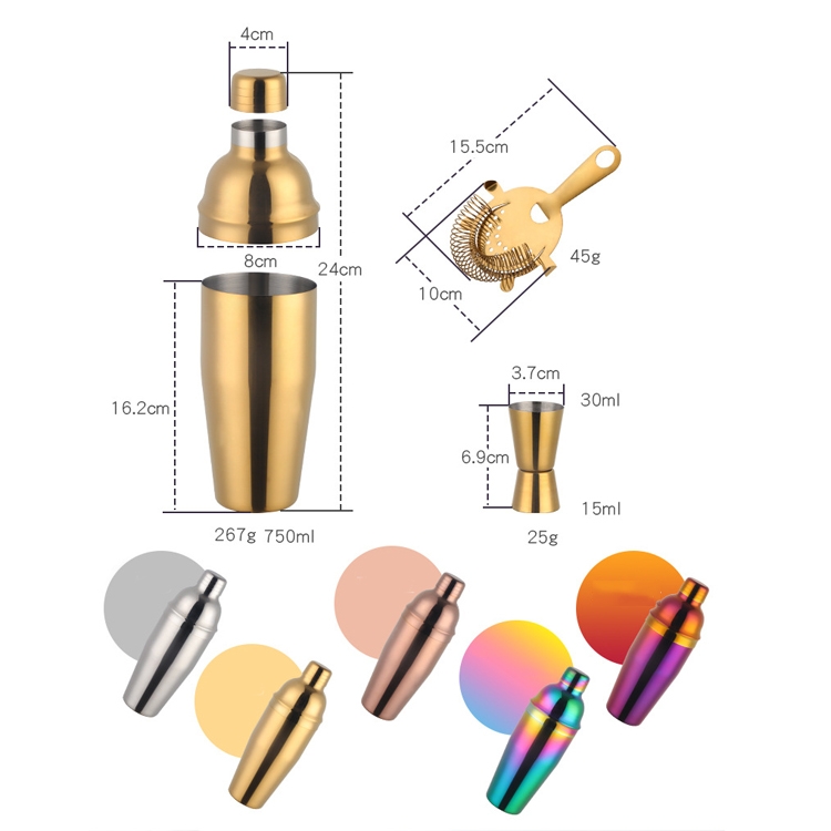 Stainless Steel Shaker Cocktail Shaker Set Hand Shaker Cup Fancy Shaker ...