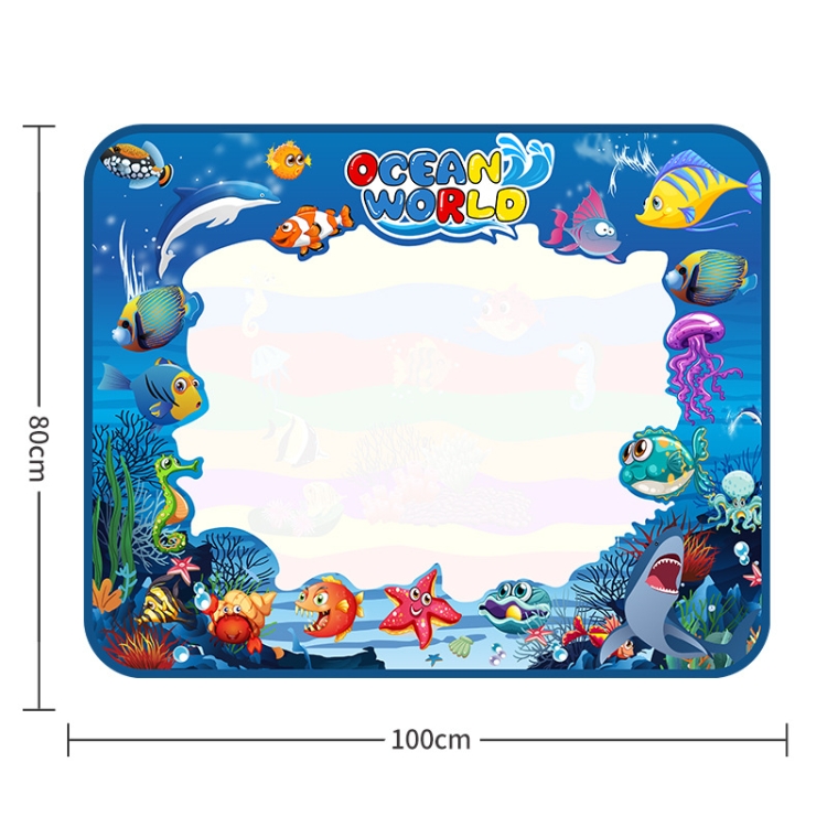 6614 Children Water Drawing Canvas Magic Graffiti Mat, Size: 100 x 80cm ...