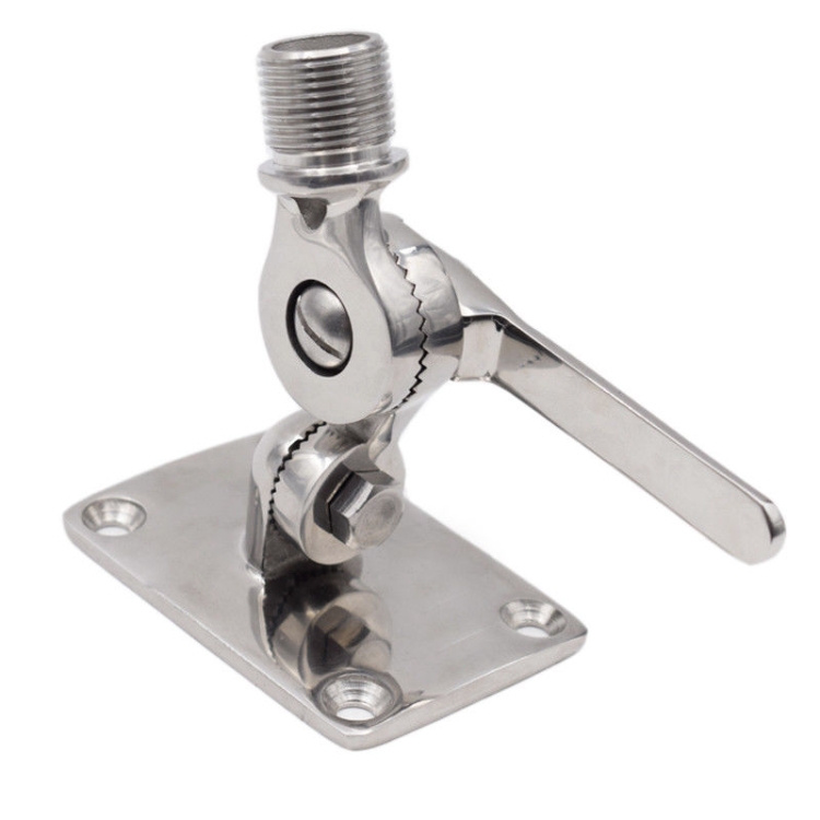 316 Stainless Steel Marine VHF Adjustable Antenna Base Mount For Boat ...