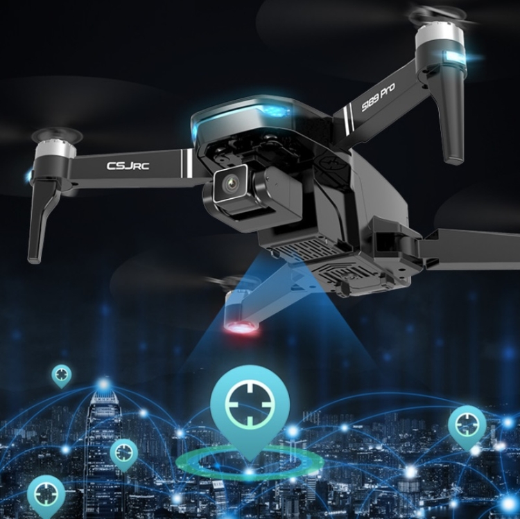 CSJRC S189 GPS 지능형 위치 HD 공중 사진 UAV 브러시 리모콘 쿼드 코프, 사양 : 5G-4K