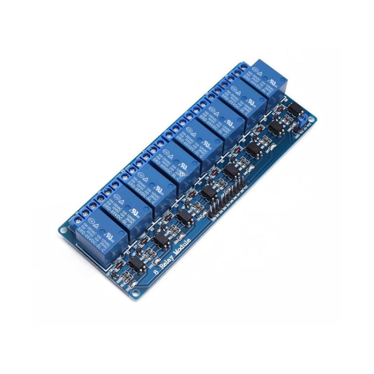 HW-281A DC 5V 8-Channel Relay Expansion Board Module Control Panel with ...