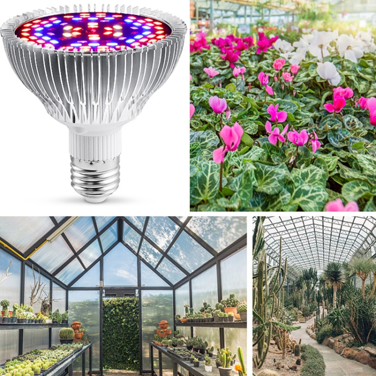LED Plant Growth Lamp Full-Spectral E27 Plant Fill Light, Power: 50W 78 ...