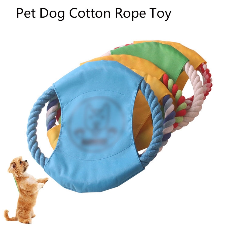 5 PCS BG-W253H Pet Dog Canvas Bite Resistant Cotton Rope Pet Training ...