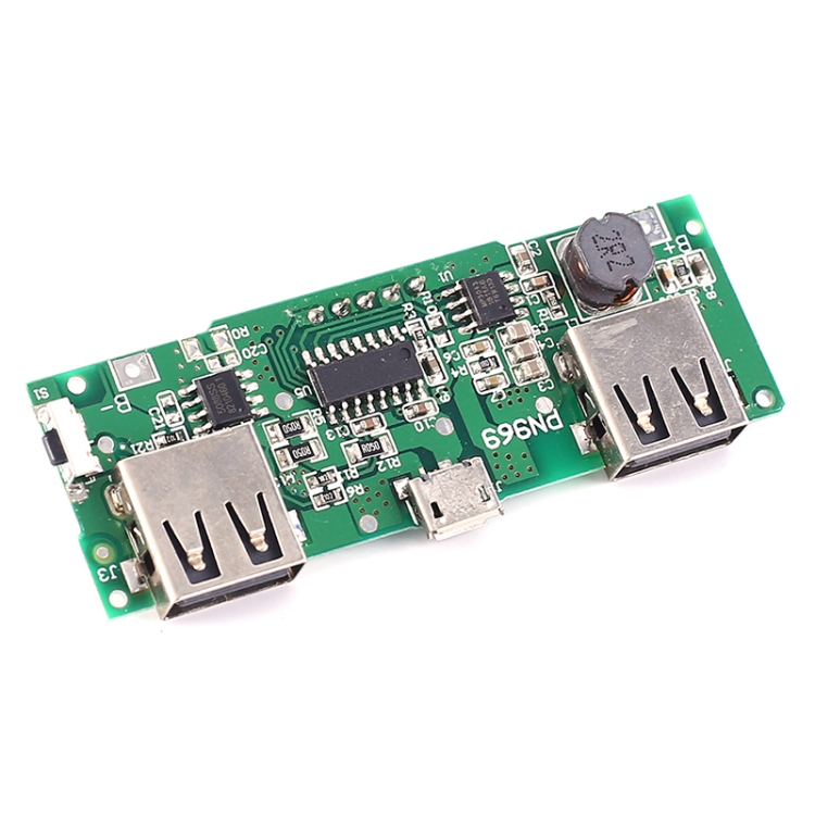 5V 2A Charging Port Boost Module Dual USB Output Digital Display ...