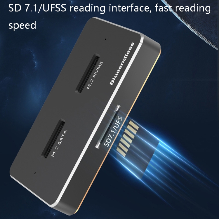 SD05 M.2 SATA / NVME Double-Disc Position SNS ฮาร์ดไดรฟ์ฐาน USB3.1 SSD ...