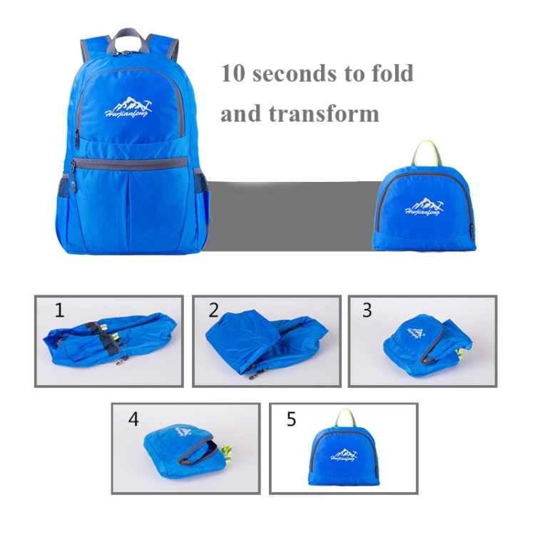 HWJIANFENG 1619 Sports Outdoor Travel Folding Backpack Waterproof Ultra ...