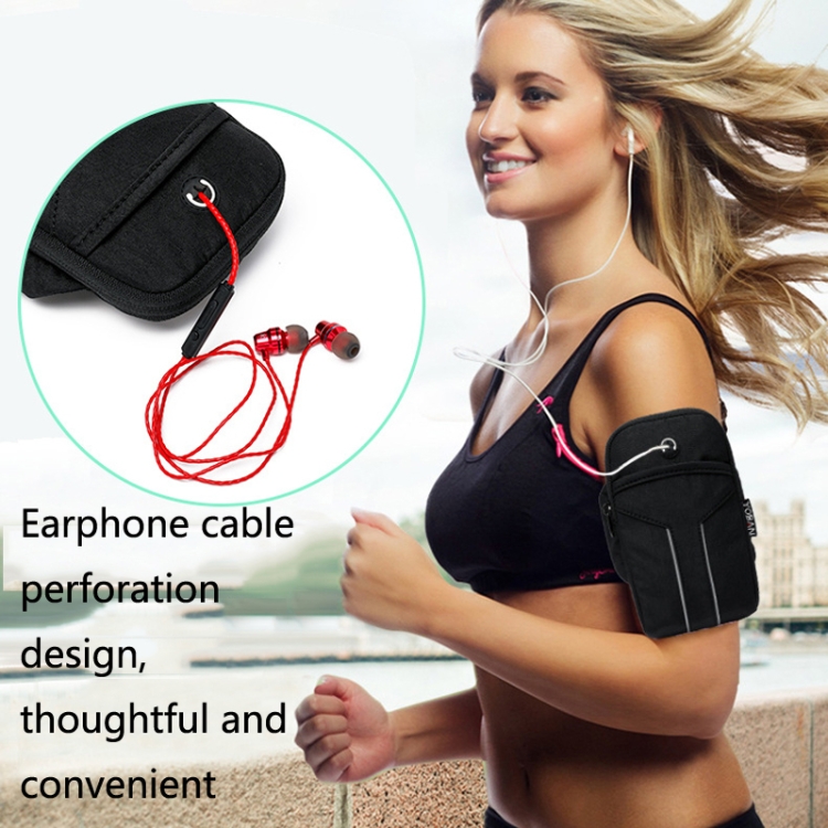 Yoban ขี่จักรยานวิ่งกลางแจ้งกีฬาแขนกระเป๋ากันน้ำฟอร์ดผ้าสะท้อนแสงการ ...