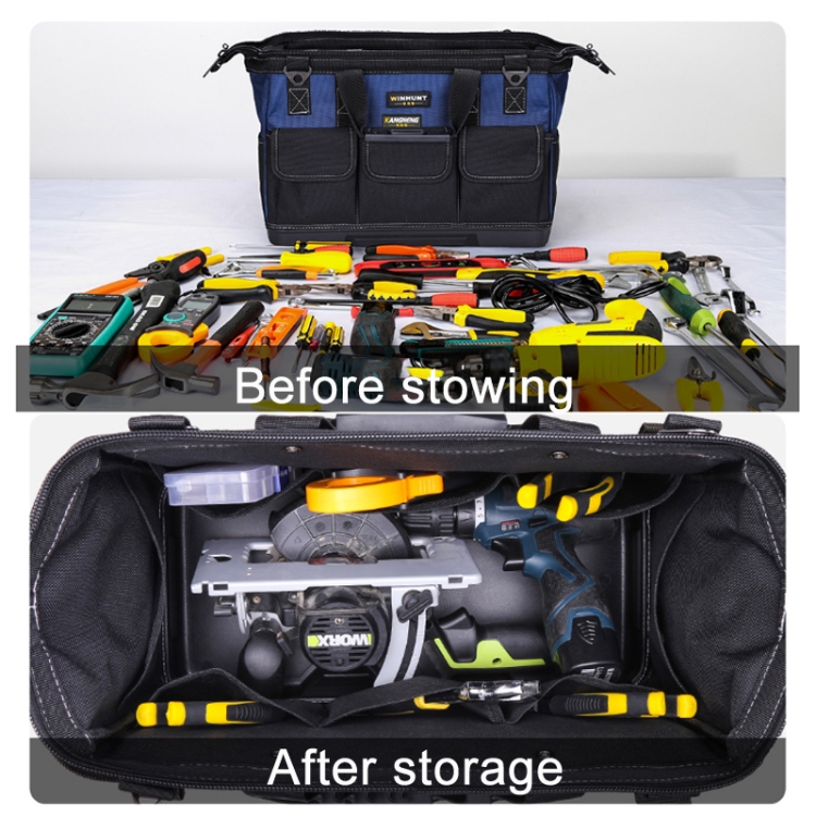 WINHUNT Multi-Function Hardware Repair Tool Canvas Bag Plastic Bottom ...