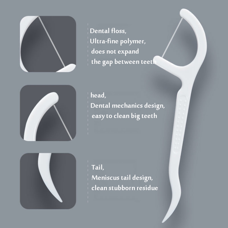 4 PCS FuKu Book Disposable Portable Automatic Dental Floss Box for ...