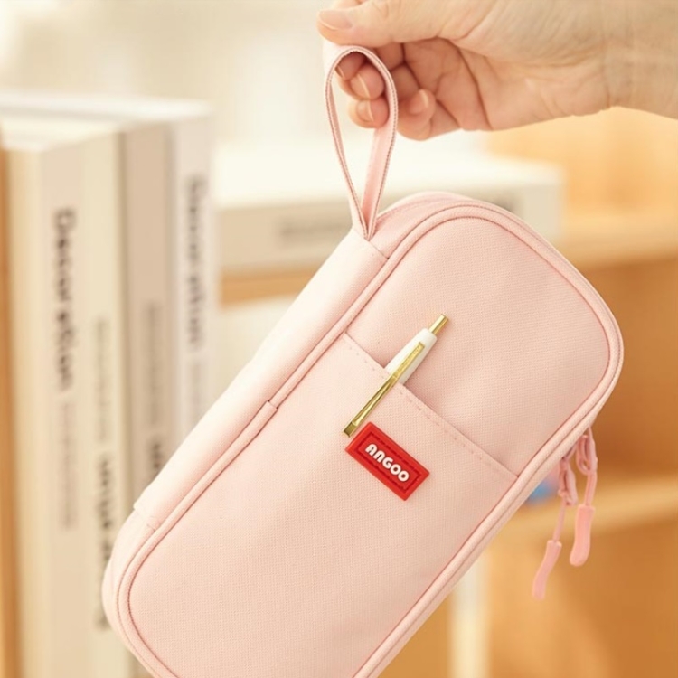 ANGOO Multifunctional Large-Capacity Pencil Case Student Portable ...