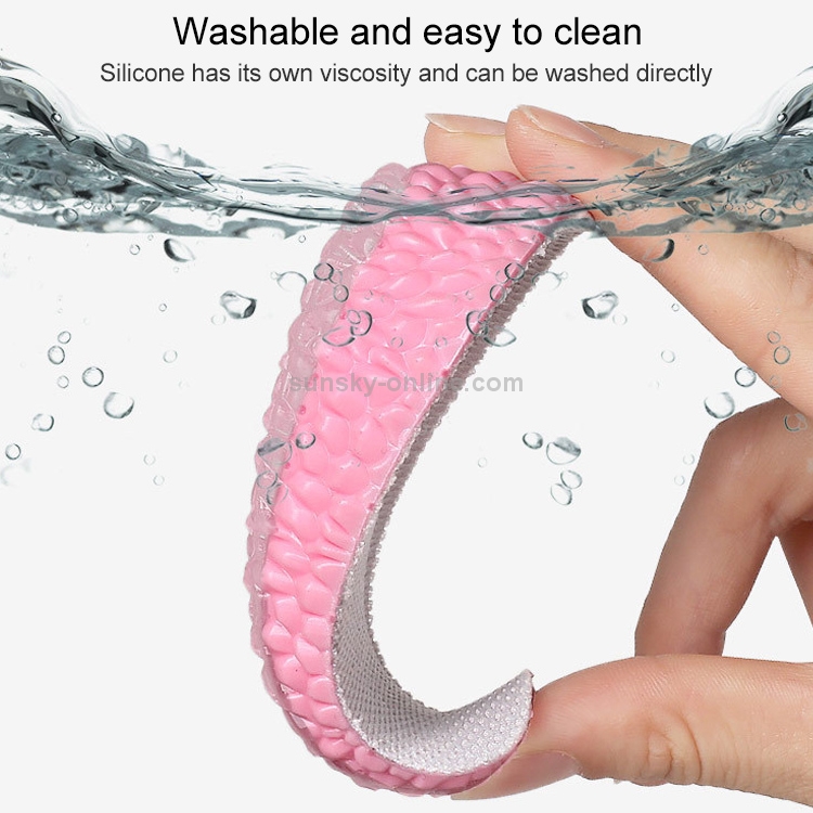 2 쌍 자기 접착 내부 절반 패드 땀 흡수성 통기성 충격 흡수 발 뒤꿈치 캐주얼 스포츠 깔창 크기 25cm 위의 핑크