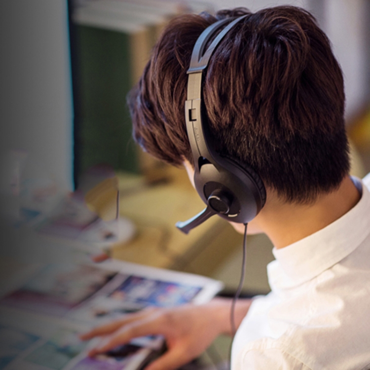 Edifier K800 Desktop Computer Gaming Headset with Microphone, Cable ...