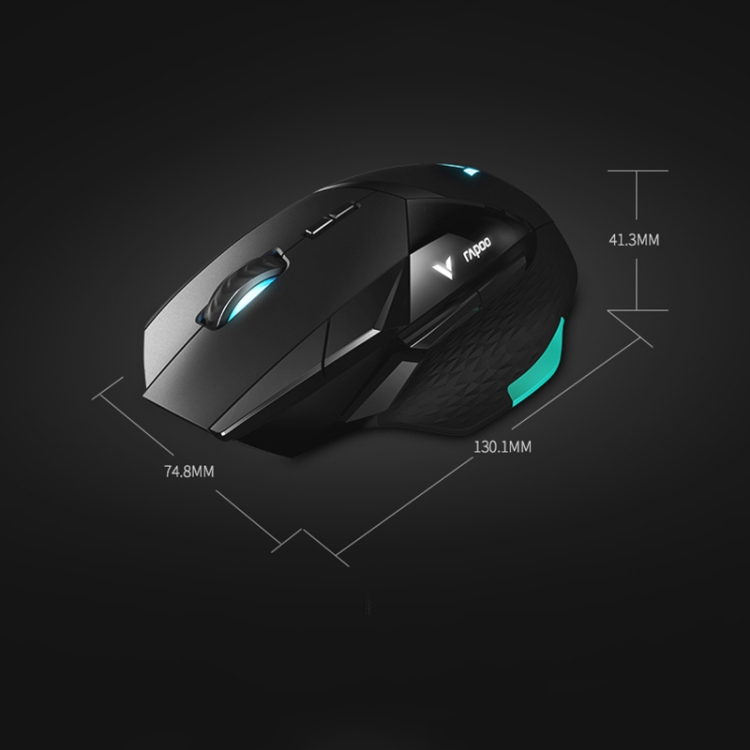 Rapoo VT900 16000 DPI 12 Buttons Wired Mouse Gaming RGB Backlit Mouse ...