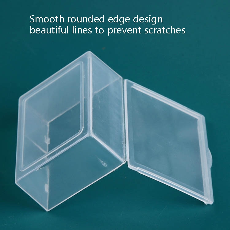 30 PCS Rectangular Transparent Plastic Box PP Universal Box Parts ...