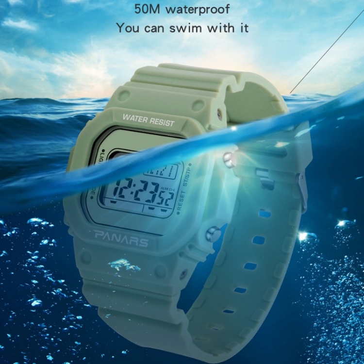 SYNOKE 9620 Couple Sports Plastic Strap Electronic Watch(Transparent Pink)