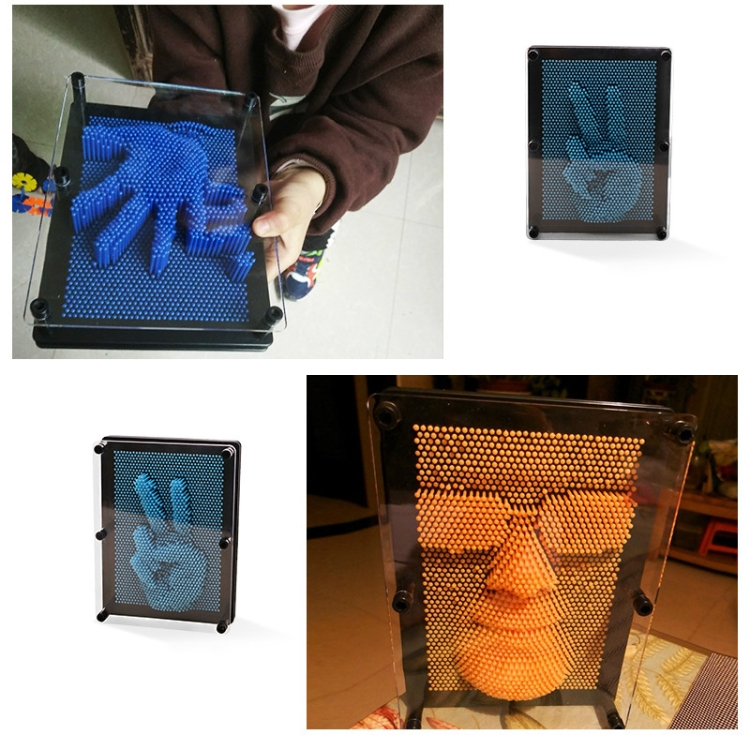 3d 바늘 조각 크리 에이 티브 핸드 몰드 생일 선물 클론 핸드 프린트 공예품 라이트 레드