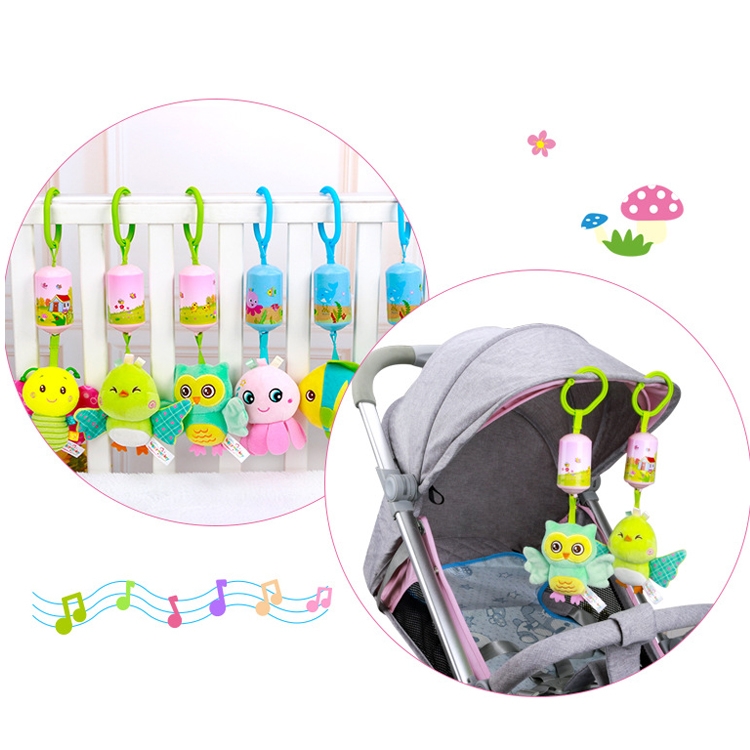 Happy Monkey Bed Bell 0-1 Year Old Baby Toy With BB Device Baby Rattle ...