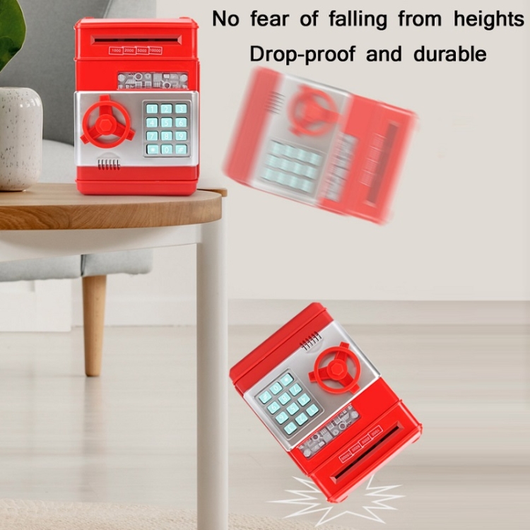 Password Safe Deposit Box Children Automatic Savings ATM Machine Toy ...