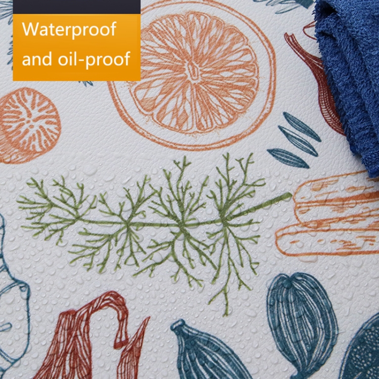 PVC 주방 비 슬립 바닥 스티커 두꺼운 스티커 가정용 방수 바닥 매트, 사양 : 40x150cm (PFT-002)