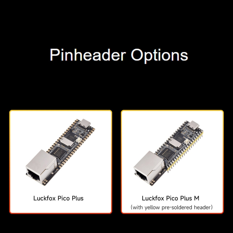 Waveshare LuckFox Pico Plus RV1103 Linux Micro Development Board, With Ethernet Port without Header