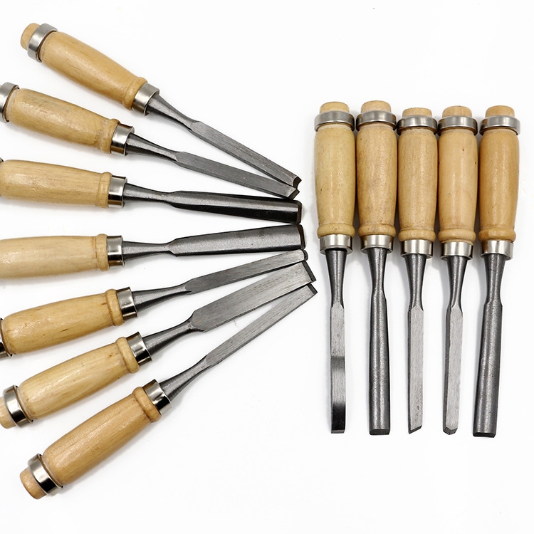 14 In 1 Woodworking Carving Chisel Hand Carving Knife With Storage Tool Bag