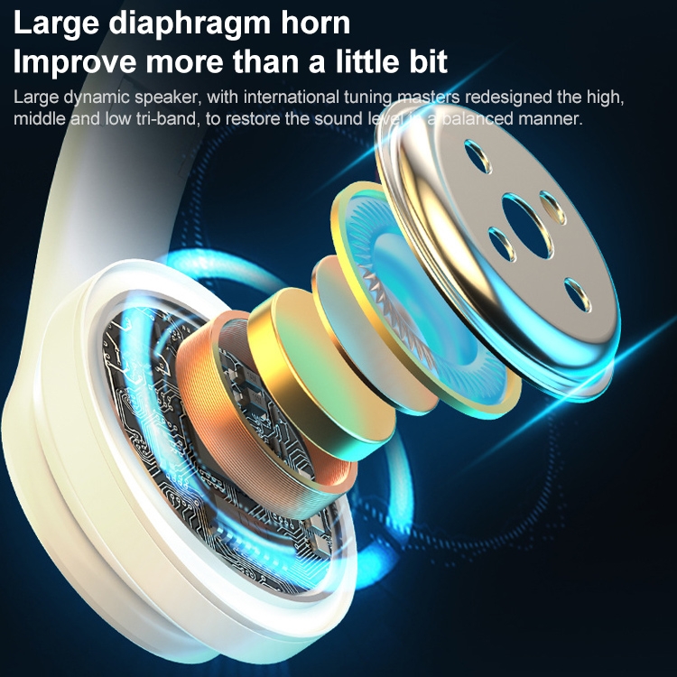 B39 Wireless Bluetooth Headset Subwoofer With Breathing Light Support ...