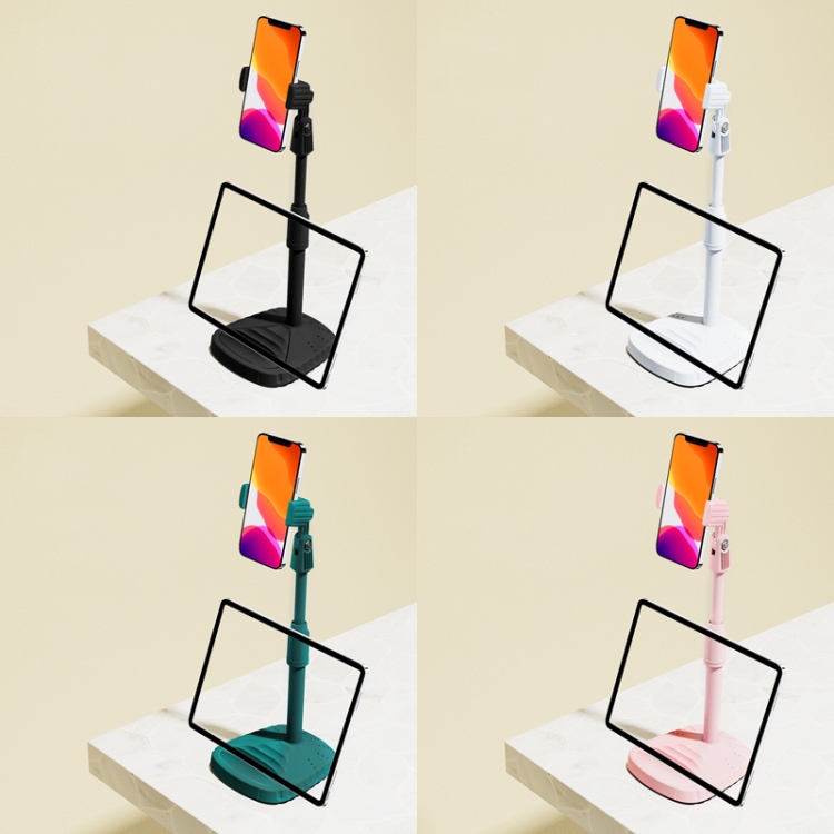 B7 Volcano Telescopic Live Bracket Tablet Phone Dual-Use Stand(Icon White)