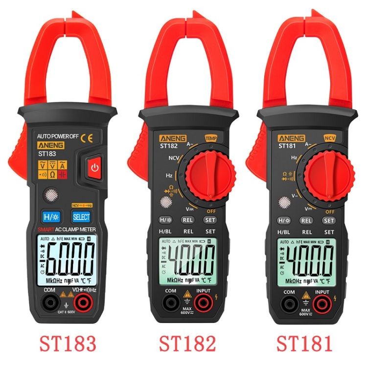 ANENG Intelligent Digital Backlit Clamp-On High-Precision Multimeter ...