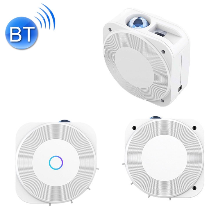 NX-01 USB Bluetooth Star หมุนโคมไฟโปรเจคเตอร์ (สีขาว)