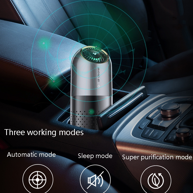 UVC Car Negative Ion Air Purifier(Black)