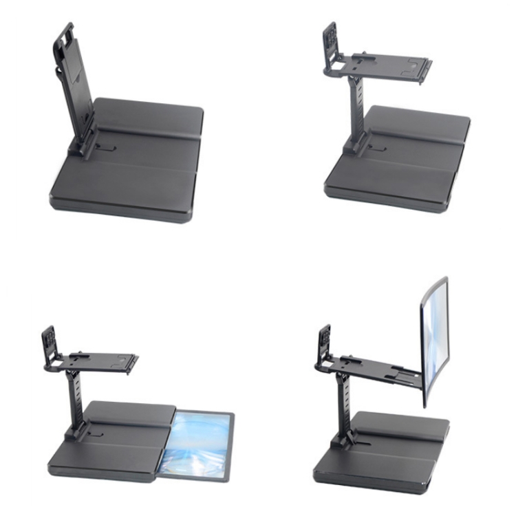 리프팅 스탠드 (검정색)와 L22 12 인치 휴대 전화 화면 돋보기