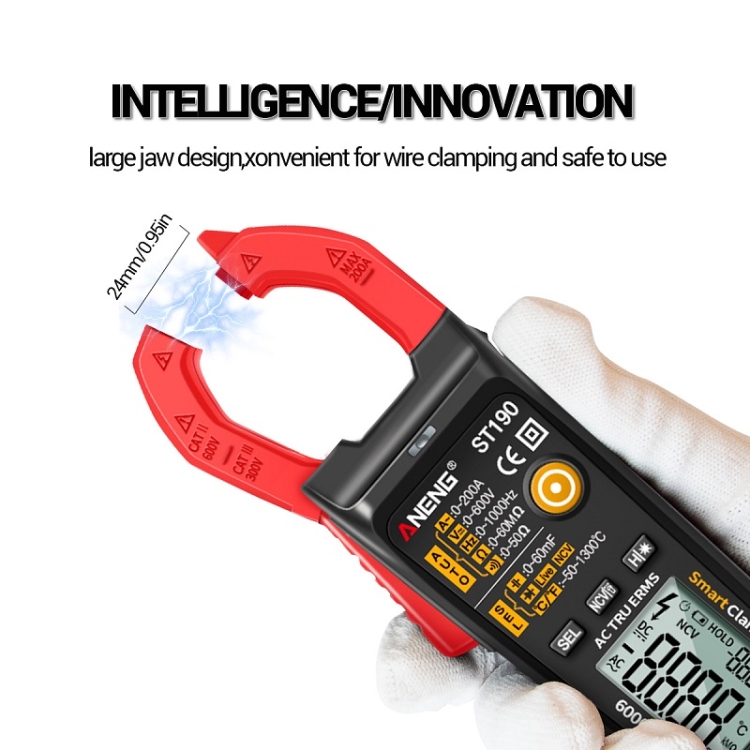ANENG Multifunctional AC And DC Clamp Digital Meter, Specification ...
